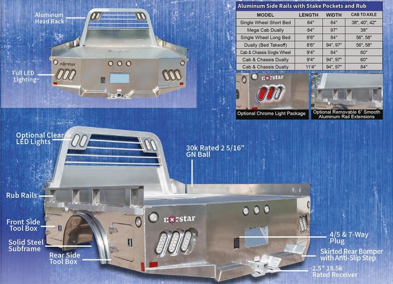 Aluminum Stake Bed Sides