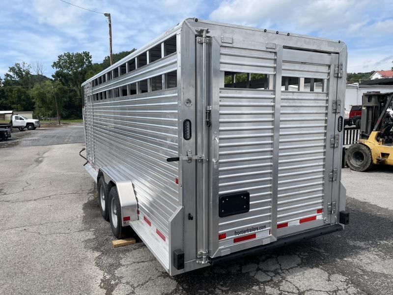 2024 Frontier 7' x 20' 14K Aluminum Livestock Gooseneck Stock Trailer ...