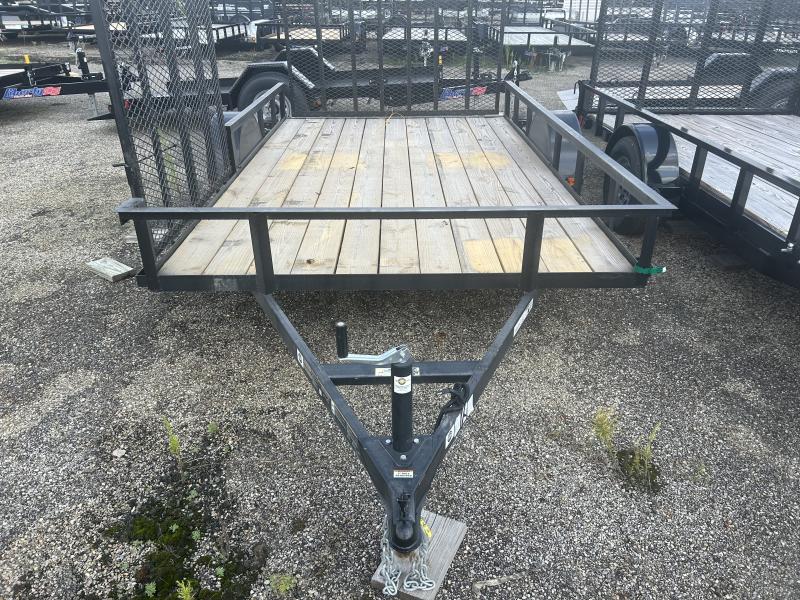 2024 Carry-On 7 X 12 FT SINGLE AXLE UTILITY TRAILER TUBE TOP WITH REAR ...