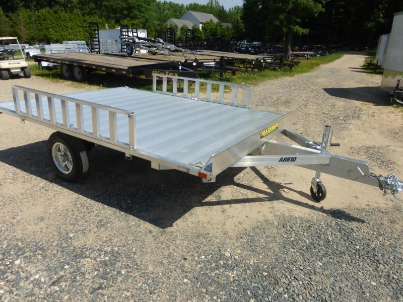 Aluma 88" x 126.75" 2 Place ATV Trailer 2.2K | New enclosed cargo ...