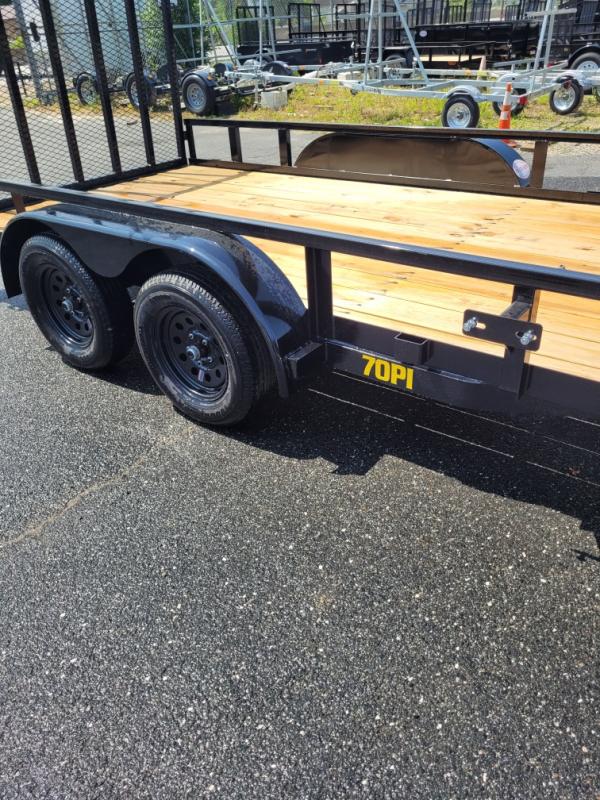 Big Tex 7' x 16' Utility Trailer | New enclosed cargo utility landscape ...