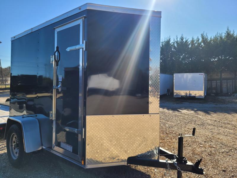 Diamond Cargo 5' x 8' Black Enclosed Trailer | New enclosed cargo ...