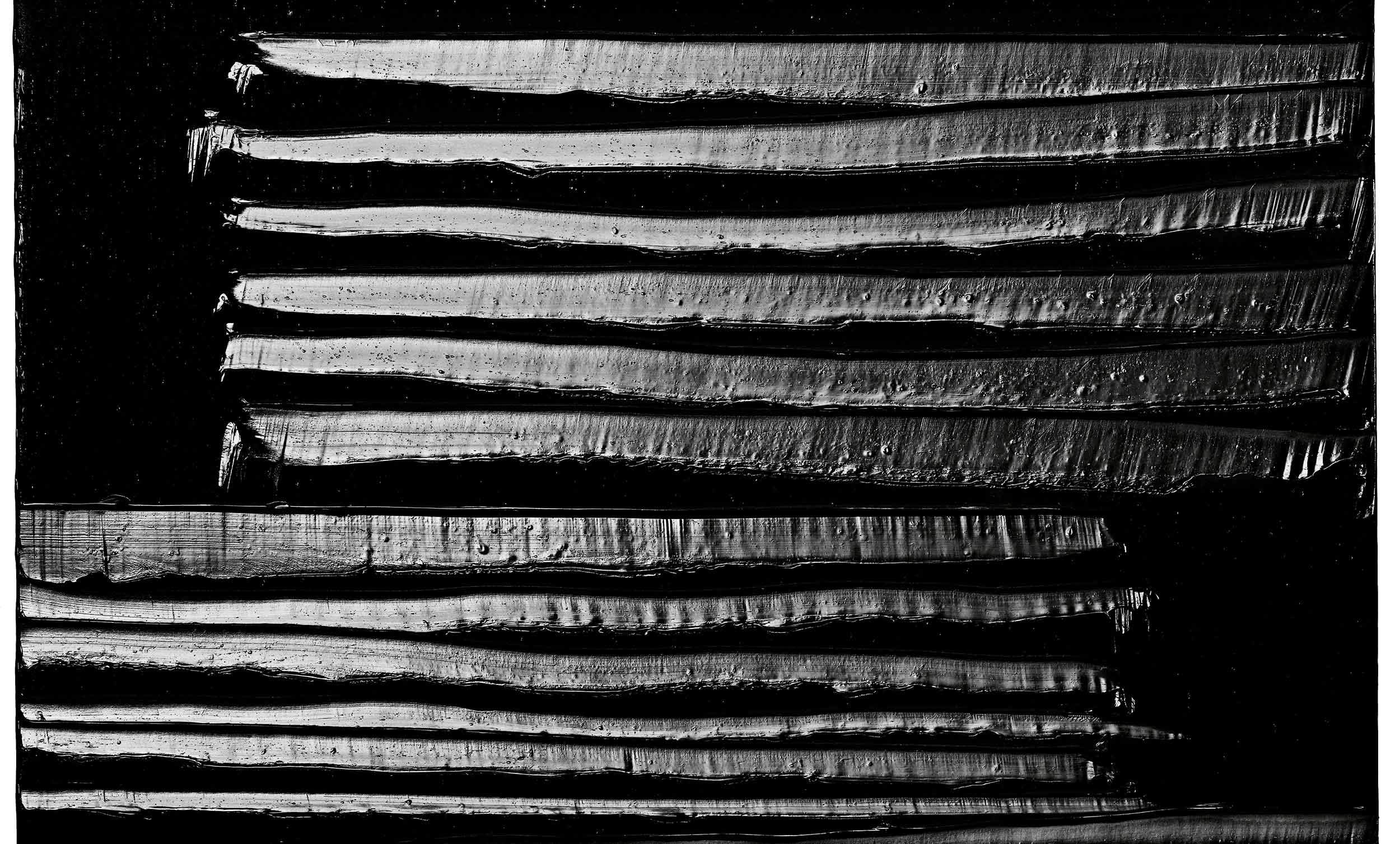 Artist Pierre Soulages crafts post-war reflections in black