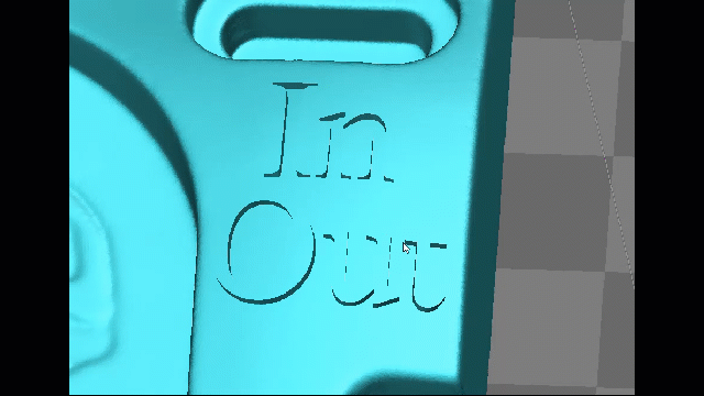 How to add labels/engrave in 3D Sprint