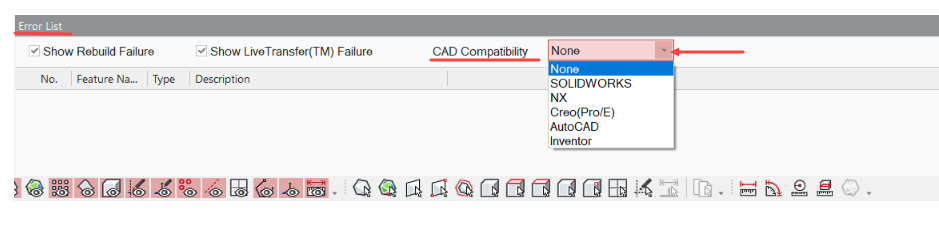 Design X LiveTransfer and CAD Compatibility