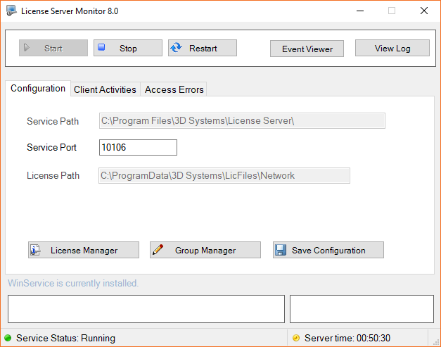 License Server Management [CimLM]