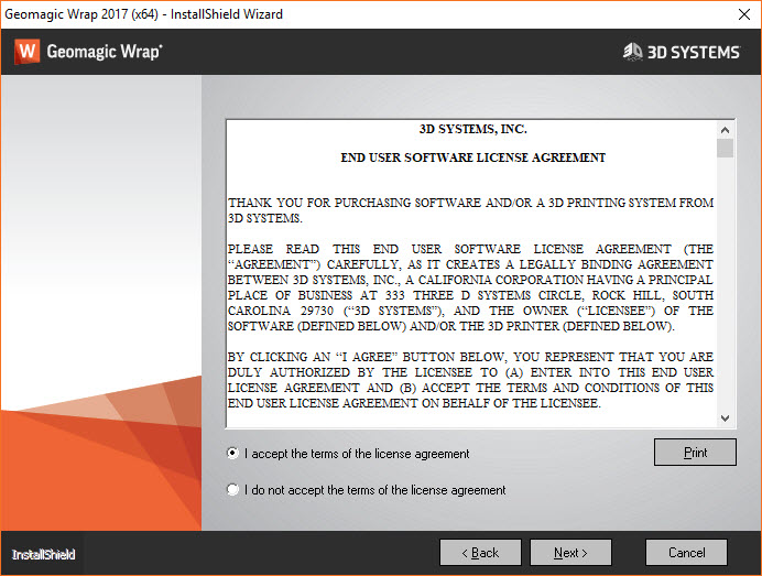 Getting Started Geomagic Wrap Installation