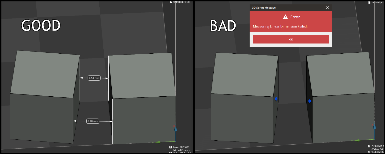 When using the Measure command what causes Error Measuring Linear ...