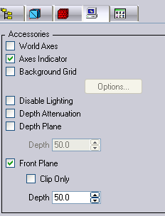 How do I enable a clip plane to view a section of my object