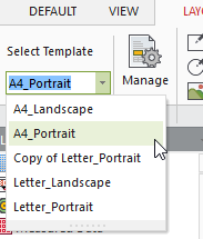 How do I edit a report template in Control X