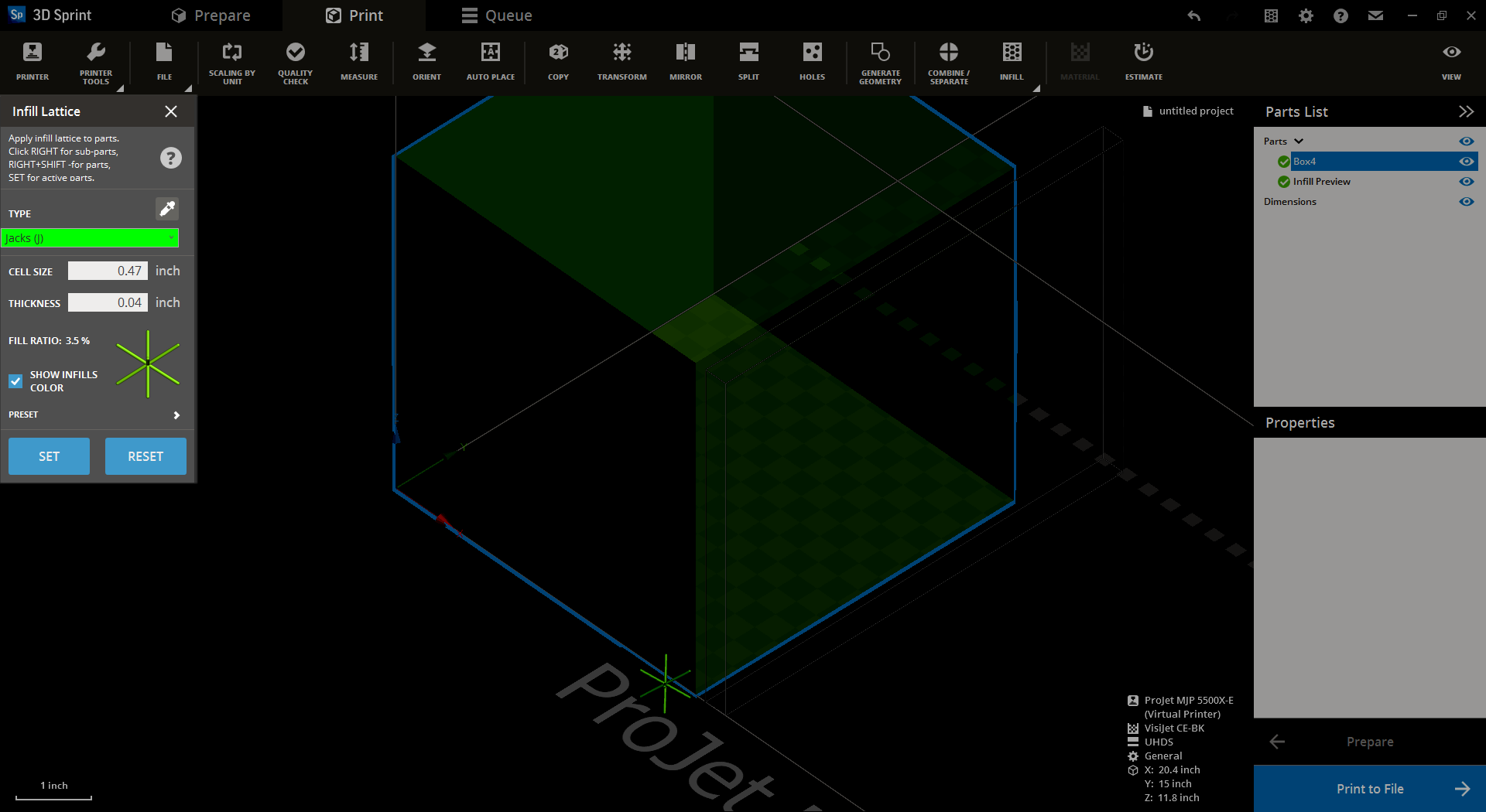 What is the fill ratio value
