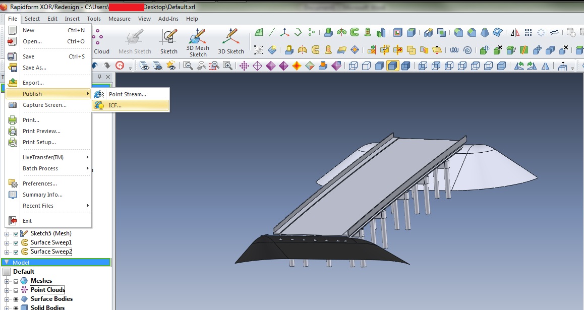 How to insert an ICF view of your 3D model to Microsoft Office