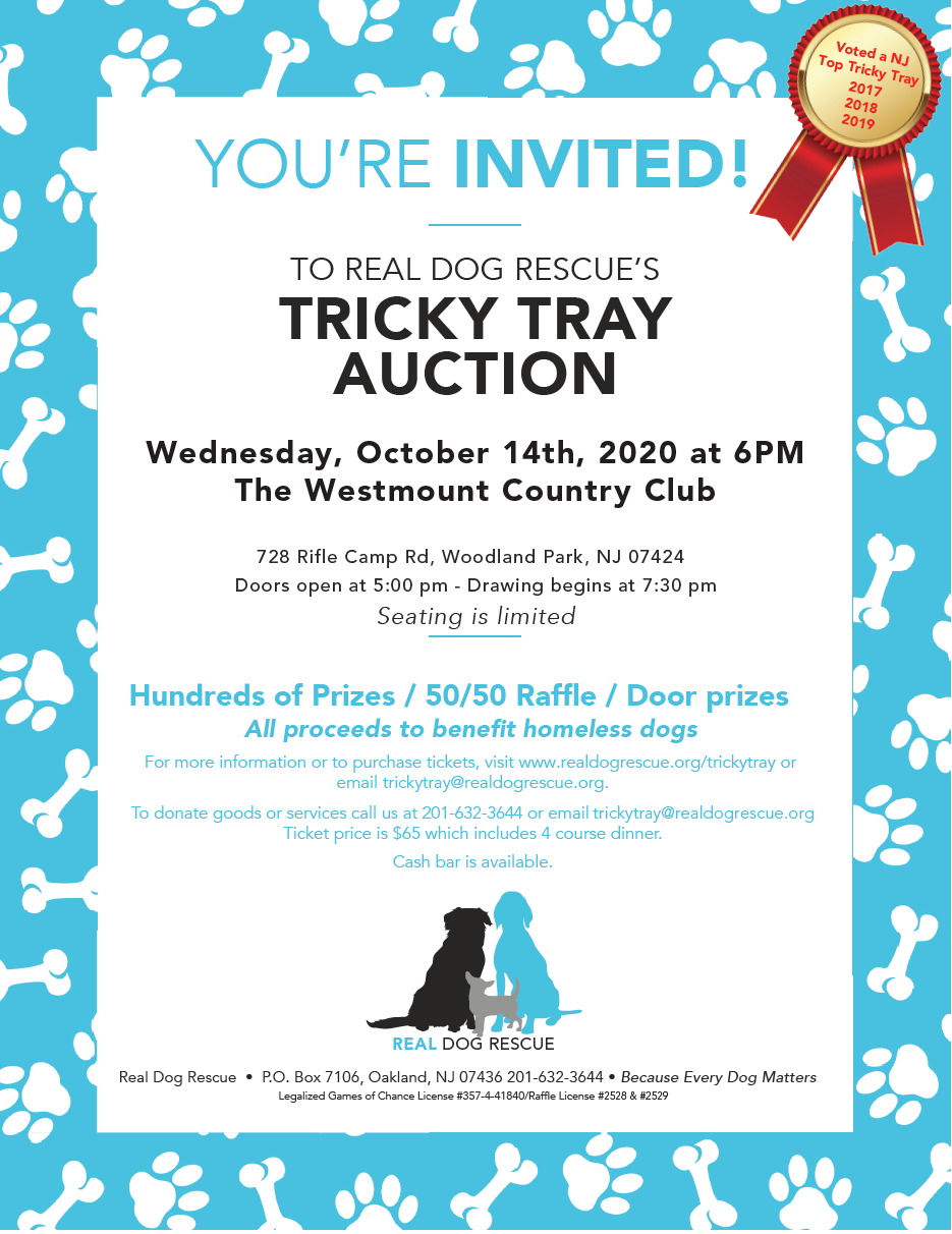 4th Annual Real Dog Rescue Tricky Tray Fundraiser | DonationMatch