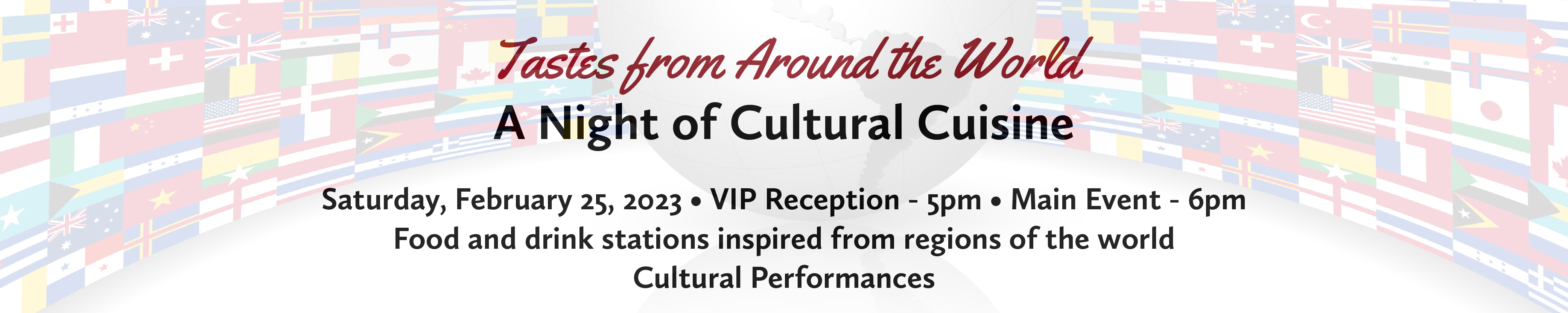 "Tastes From Around the World" Dinner and Silent Auction | DonationMatch