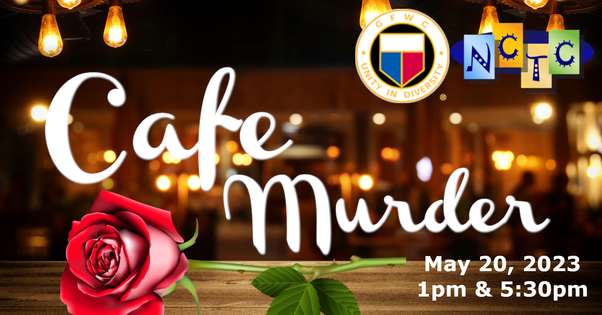 Cafe Murder - Murder Mystery Dining Fundraiser | DonationMatch