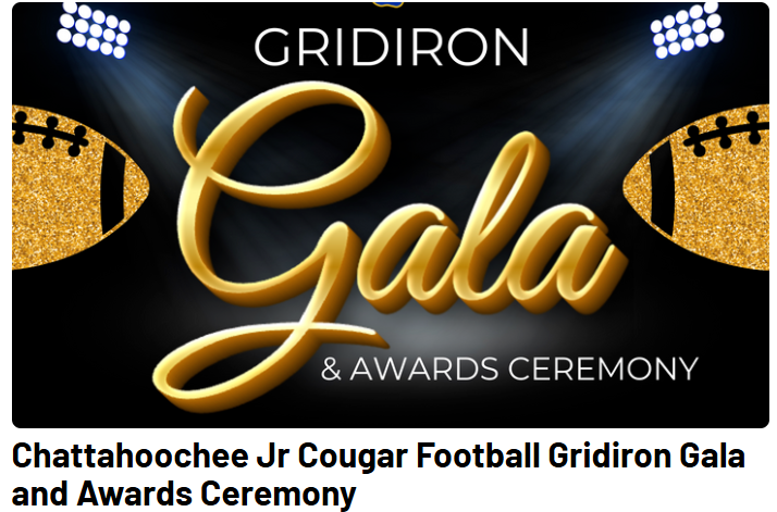 Chattahoochee Junior Cougar Football Gridiron Gala and Awards Ceremony ...