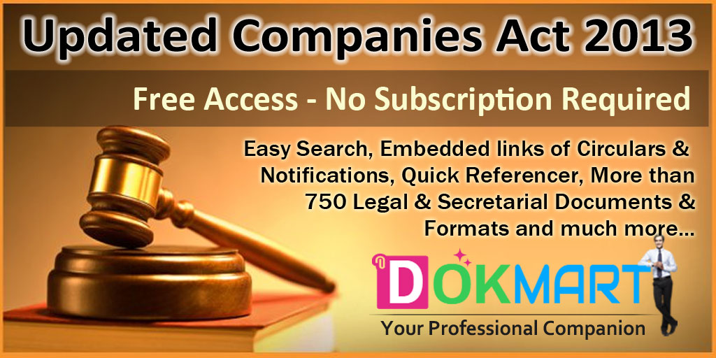 Section 1- Short title, extent, commencement and application - Dokmart