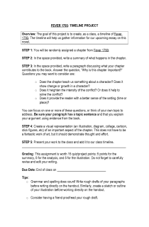 Fever 1793 Timeline Activity - This activity provides an... - Language ...
