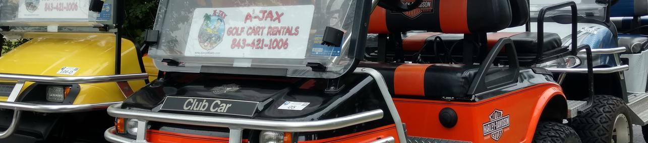 Order Online | A-JAX Golf Cart Rentals | Serving the Carolinas