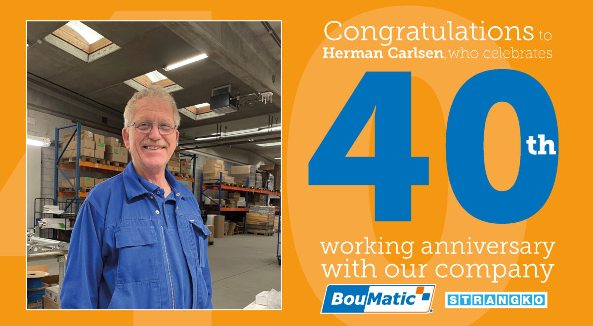 BouMatic | Congratulations to Herman Carlsen, who celebrates his 40th…