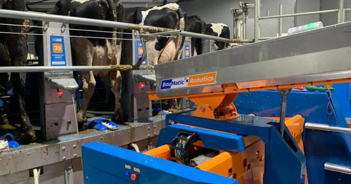 BouMatic installed the first SR2 Spray Robot in Europe –… | BouMatic