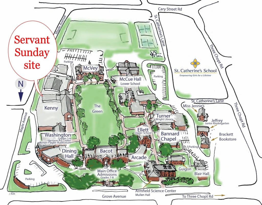 St Catherine University Campus Map - Map