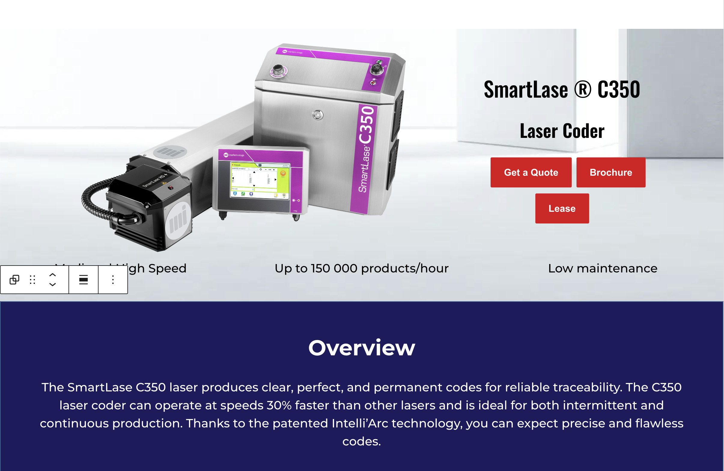 Logix Case Sealer Promo Landing Page