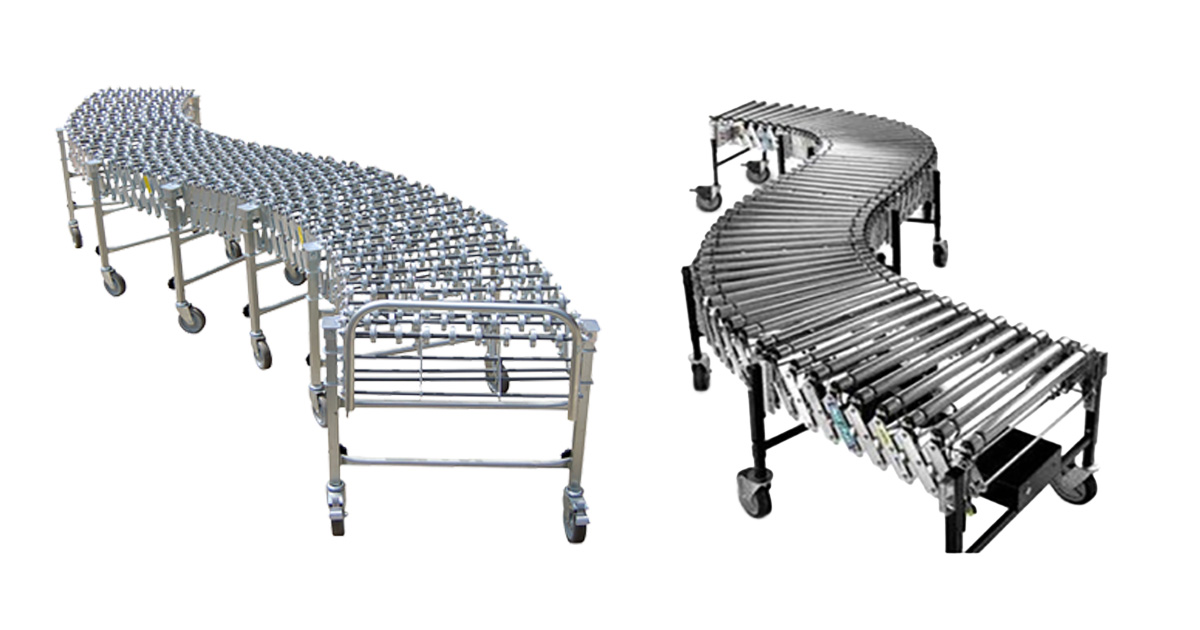 Logix Flexmaster Series Gravity Roller and Skate Wheel Conveyors