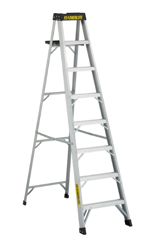 Featherlite 3400 Series 8' Extra Heavy-Duty Aluminium Step Ladder