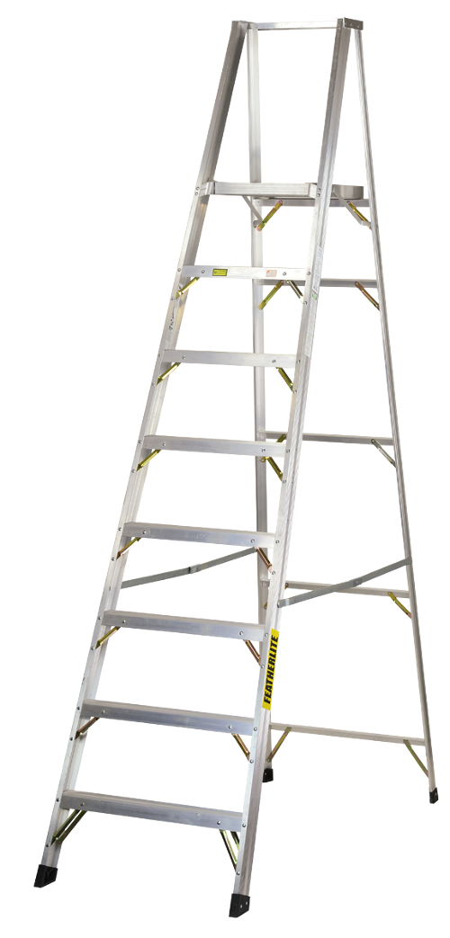 3510 PLATFORM LADDER ALU -H.D. 8 STEP GRADE 1