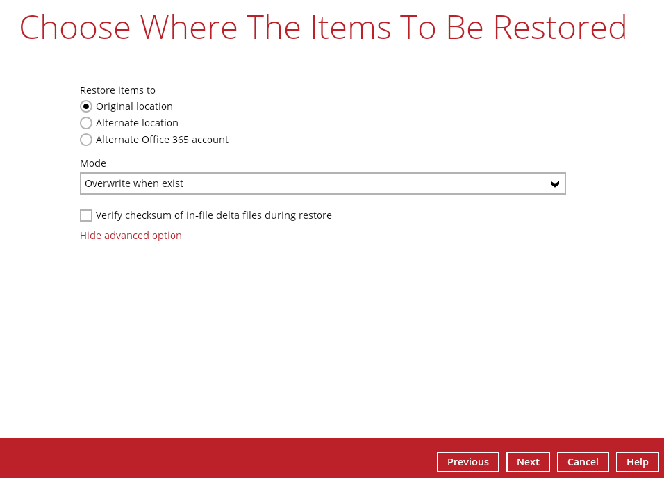 Retrospect: Retrospect Virtual Office 365 Guide