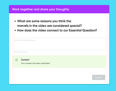 Explore the Student Panel