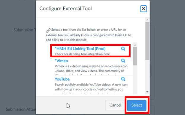 Assign HMH Ed Resources in Canvas