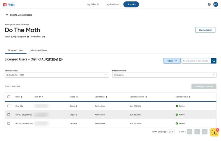 Assign and Manage Product Licenses