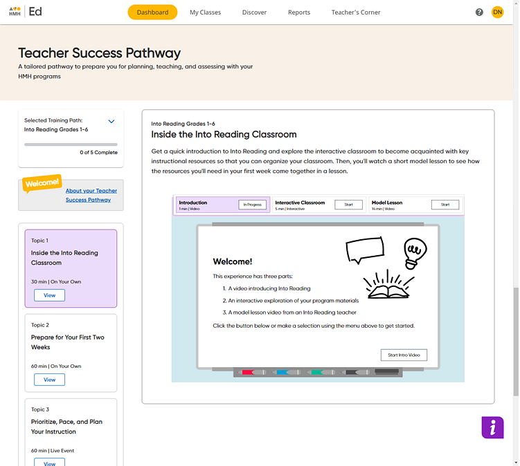 Set Up and Use Teacher Success Pathways