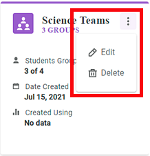 Edit Groups in Heinemann Flight as a Teacher