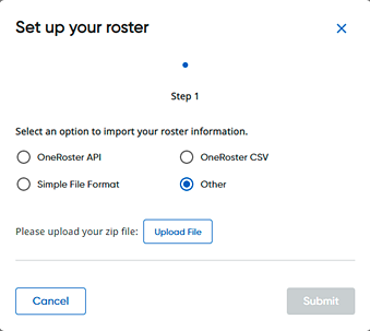 Roster School Administrator: Set Up Roster - Other (Rostering: HMH | Heinemann)