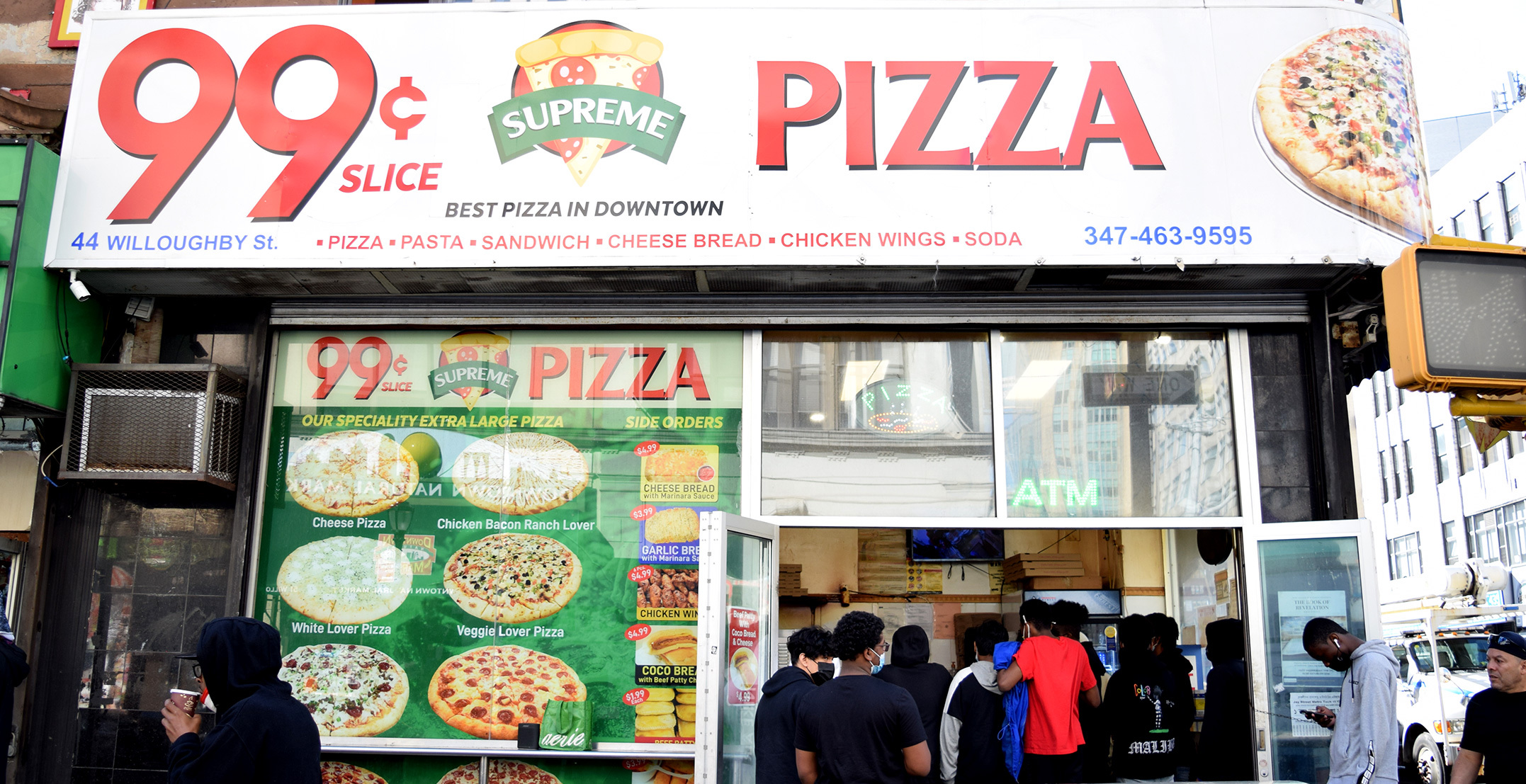 99 Cent Supreme Pizza Downtown Brooklyn 99 Cent Supreme Pizza Downtown Brooklyn