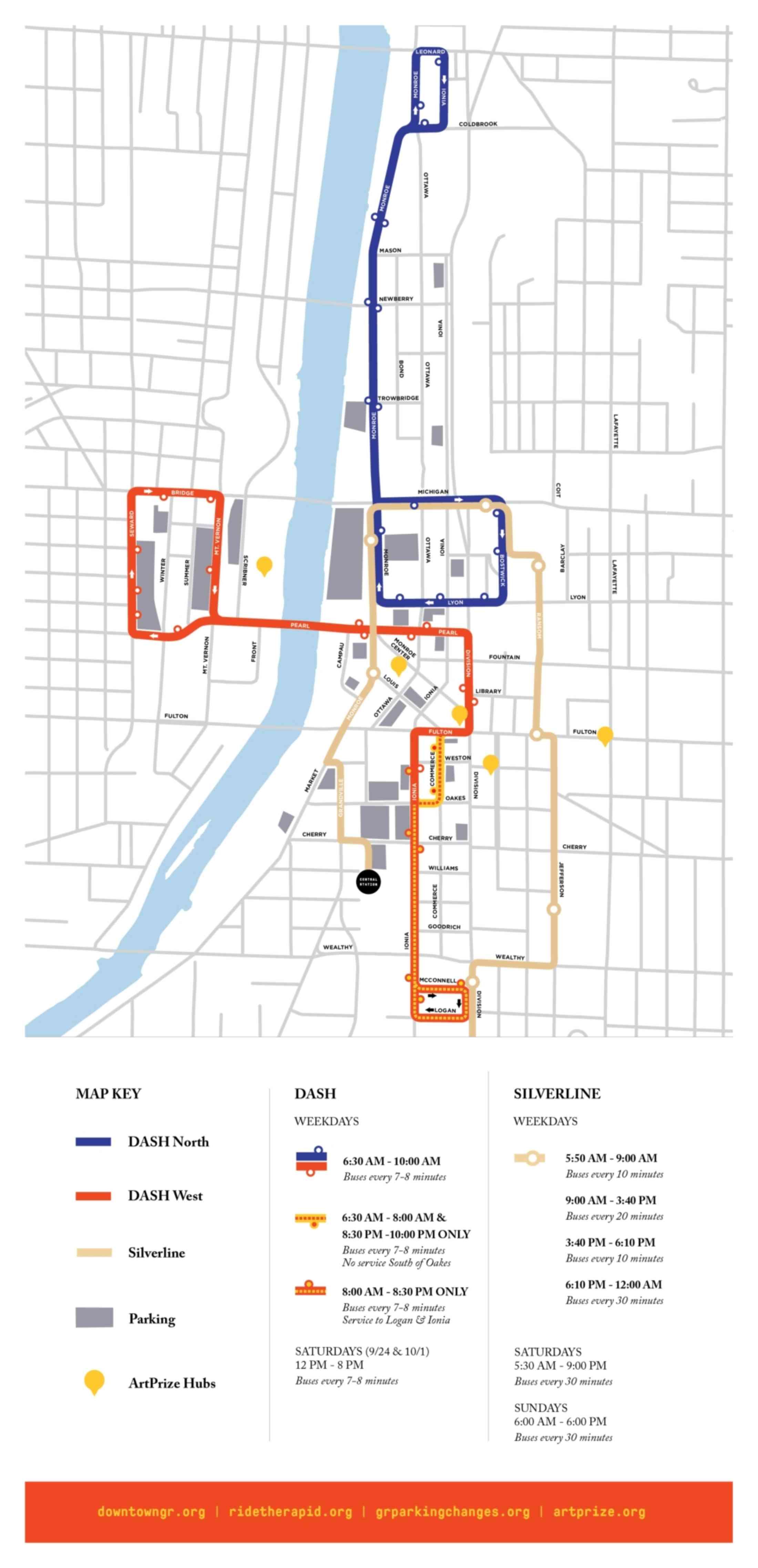 Downtown DASH Guide Now Available for ArtPrize | Downtown Grand Rapids Inc.