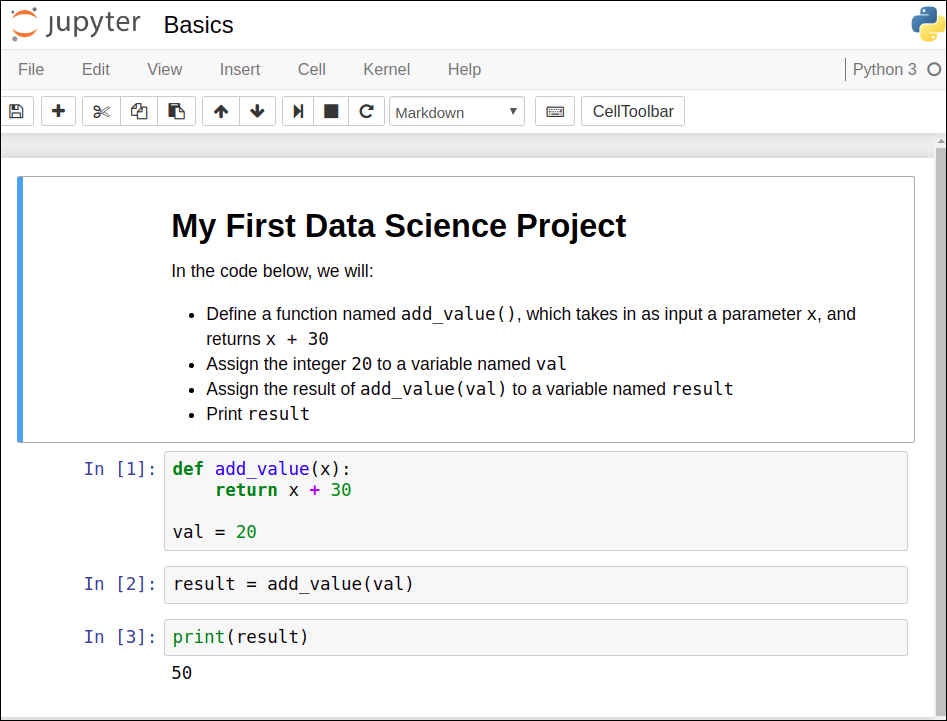 Learn Jupyter Notebook Text And Markdown Cells Data