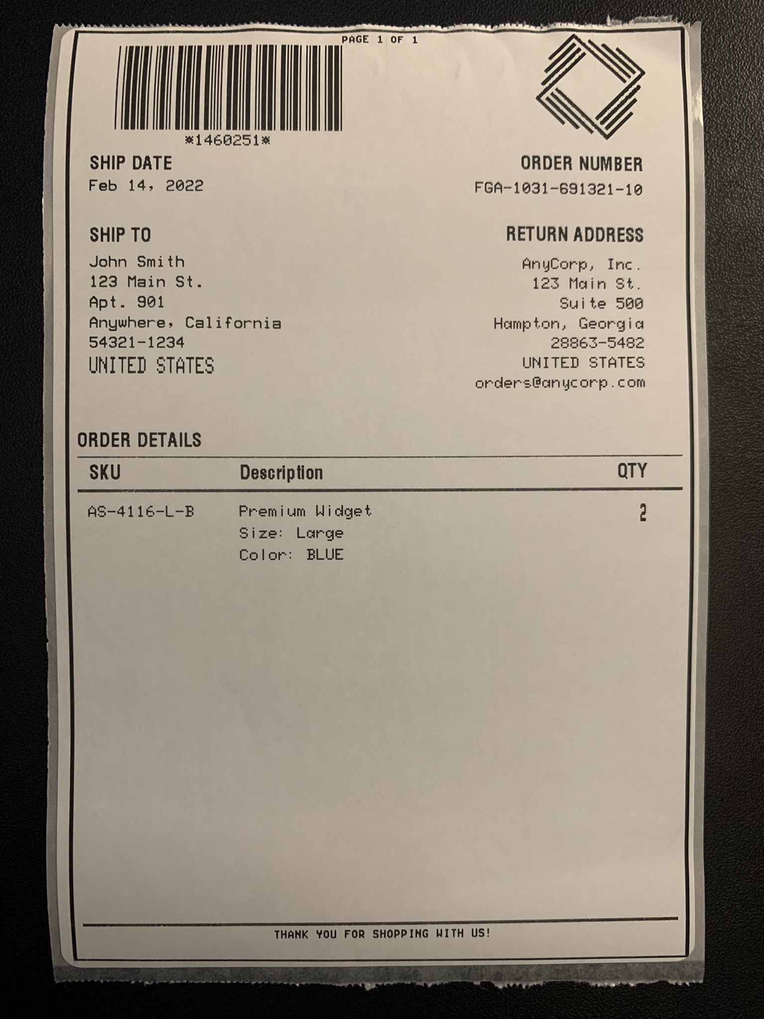 WooCommerce & Packing Slips