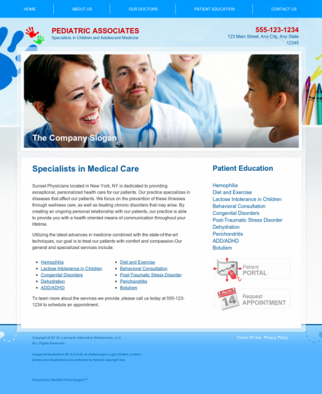 Pediatrics Website Design | Healthcare Web Development
