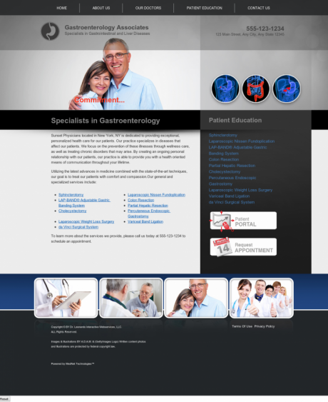Gastroenterology Website Design | Healthcare Web Development