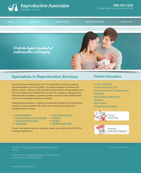 Reproductive Services Website Design | Streamline Patient Engagement