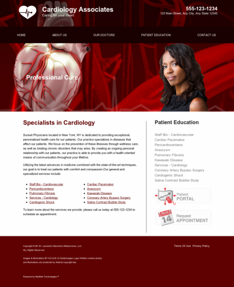 Cardiology & Cardiovascular Website Design | SEO & Marketing