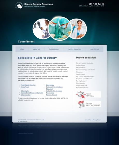 General Surgery Website Design | Healthcare Web Development