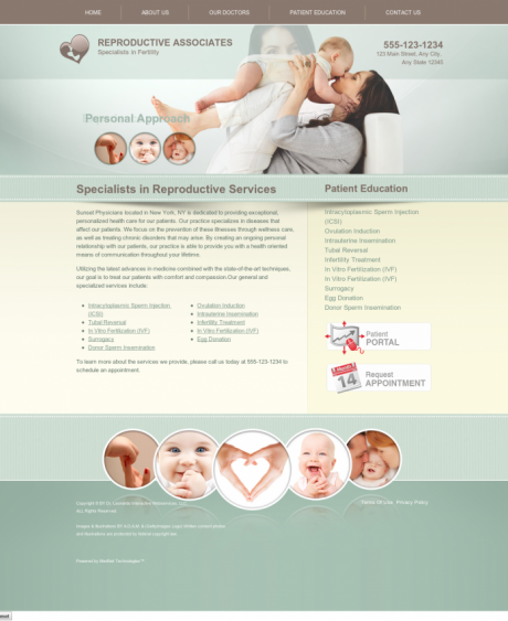 Reproductive Services Website Design | Streamline Patient Engagement