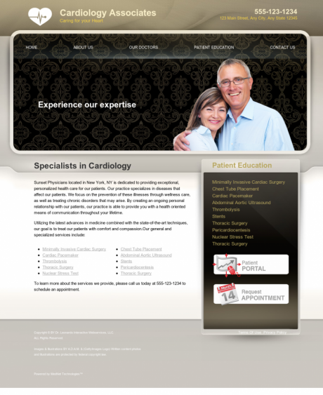 Cardiology & Cardiovascular Website Design | SEO & Marketing