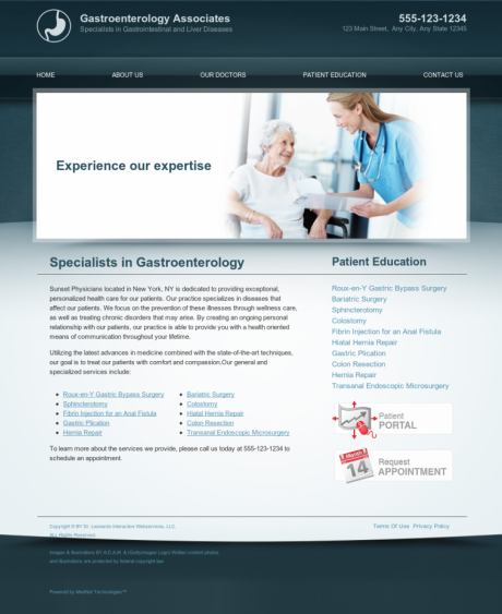 Gastroenterology Website Design | Healthcare Web Development