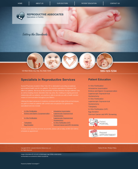 Reproductive Services Website Design | Streamline Patient Engagement
